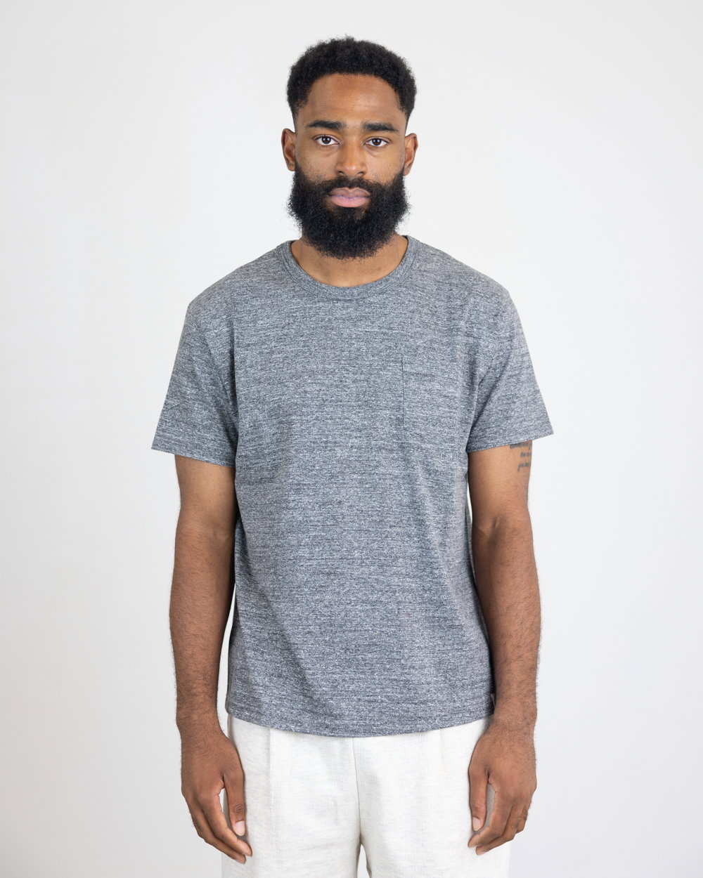 Riding High Custom Loopwheel Pocket Tee - Charcoal · Those That Know