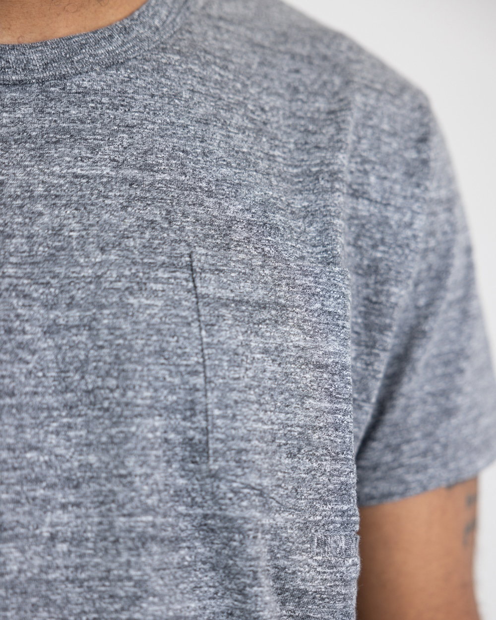 Riding High Custom Loopwheel Pocket Tee - Charcoal · Those That Know